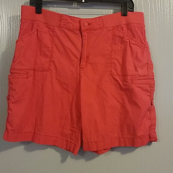 Khakis & Company | Shorts | Shorts Red Ladies Cargo Shorts Sz 4 | Poshmark